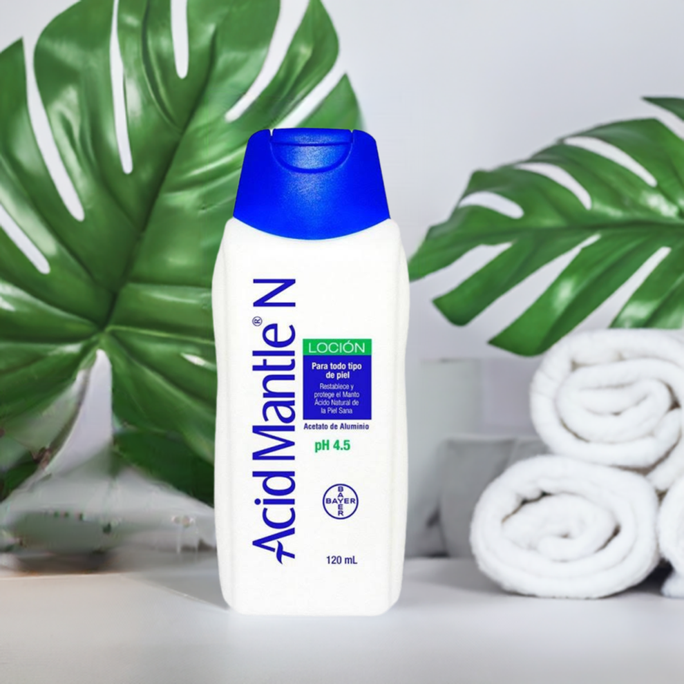 Acid Mantle N Loción Acetato de Aluminio | Protege, humecta y restaura – Evapharma